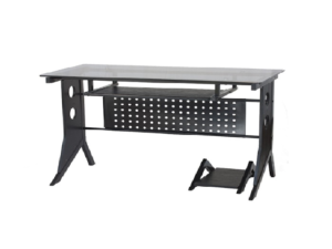 Computer Desk Black with Tempered Glass Top Xtech CT-1211 – Electro Import