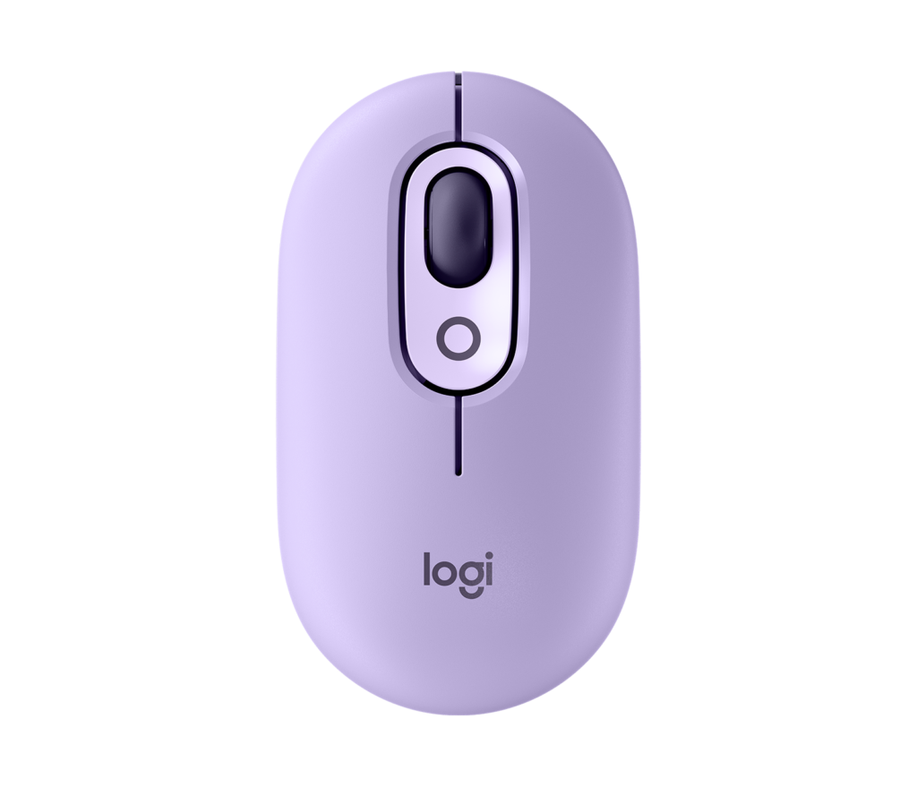 Logitech – Mouse – Wireless – Purple – With Emoji Cosmos Lavender ...