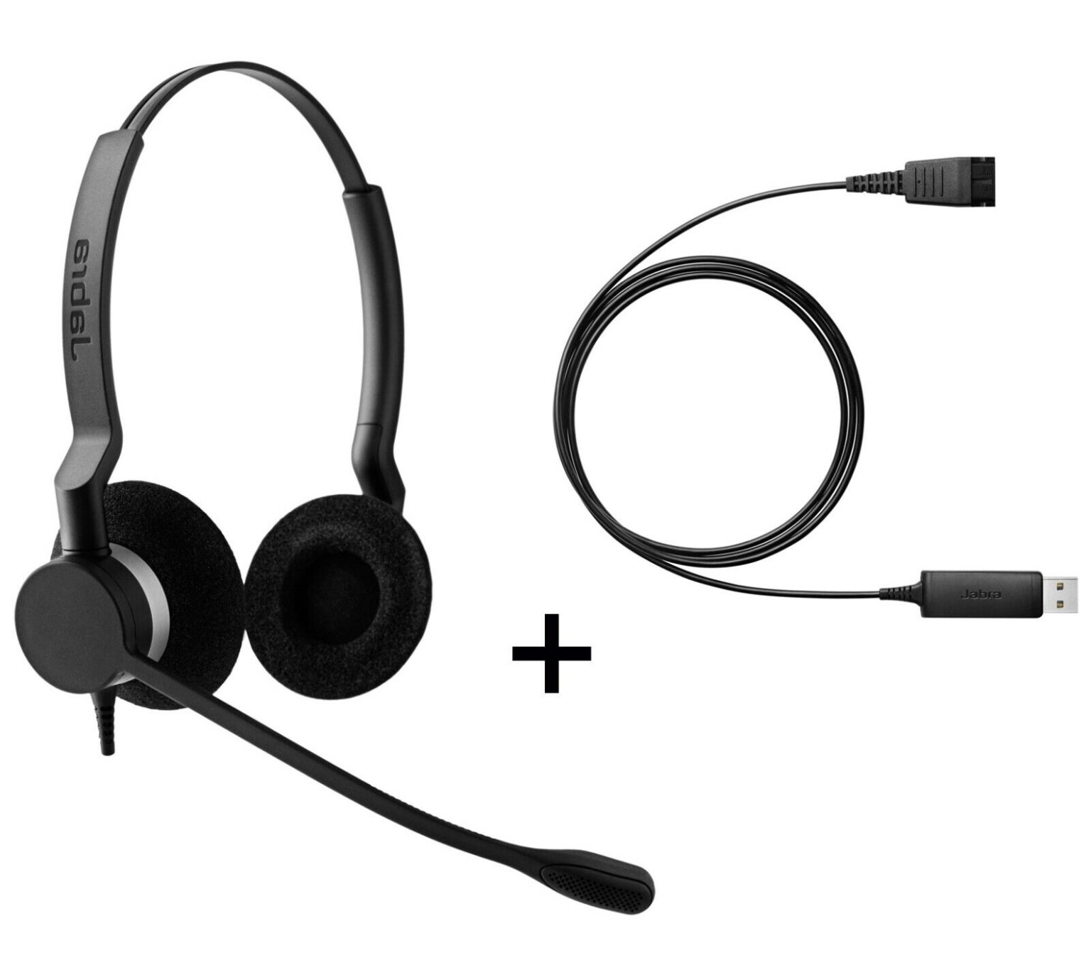 Jabra BIZ 2300 QD Duo – Auricular – en oreja – cableado – Quick ...