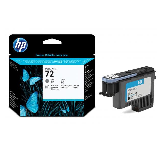 HP 72 – Gris, Photo Negro – cabezal de impresión – para DesignJet T1100 ...