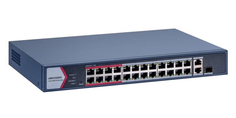 Hikvision – Switch – 24 Port Fast Ethernet Smart PO – Electro Import